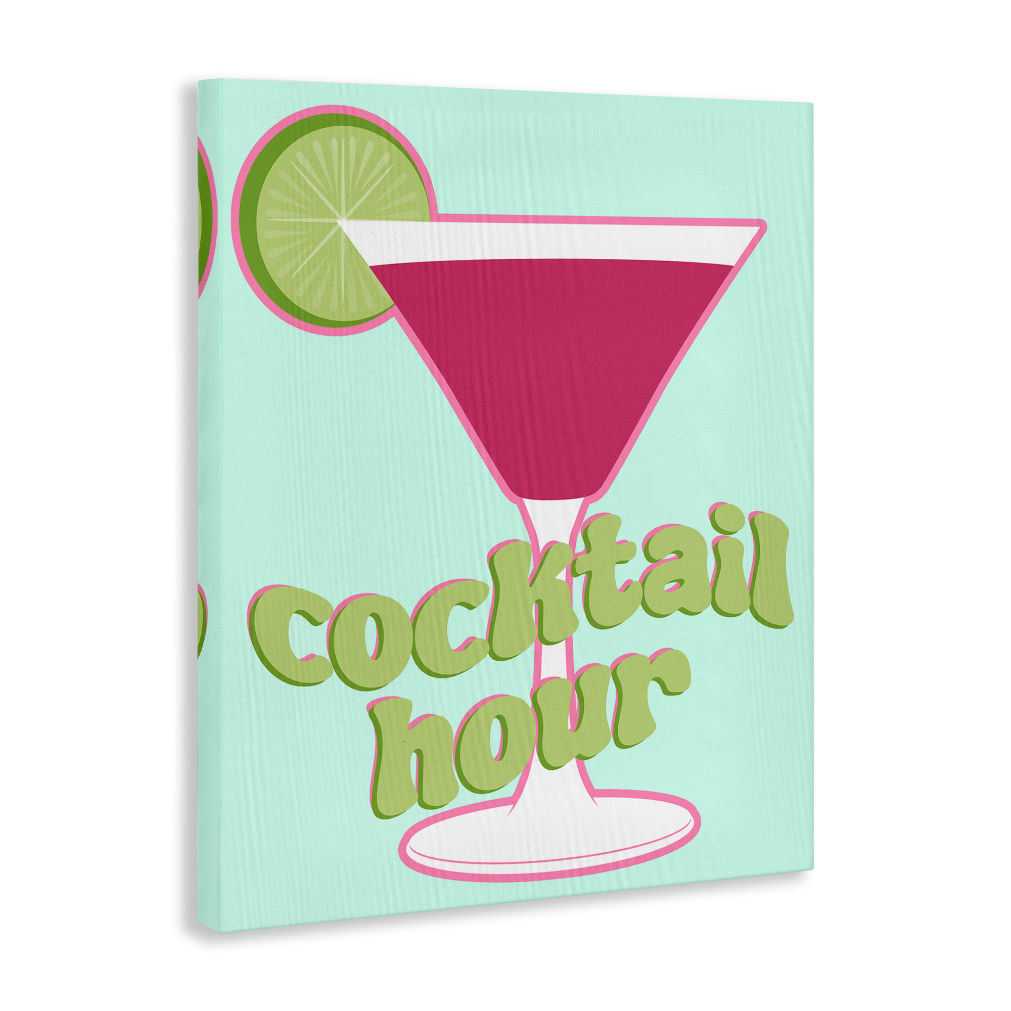 Winston Porter Retro Cocktail Hour Canvas Wall Art by SD Graphics ...