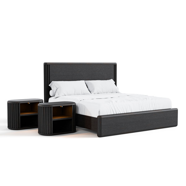 Latitude Run® Florvil 3-Piece Panel Bedroom Set | Wayfair