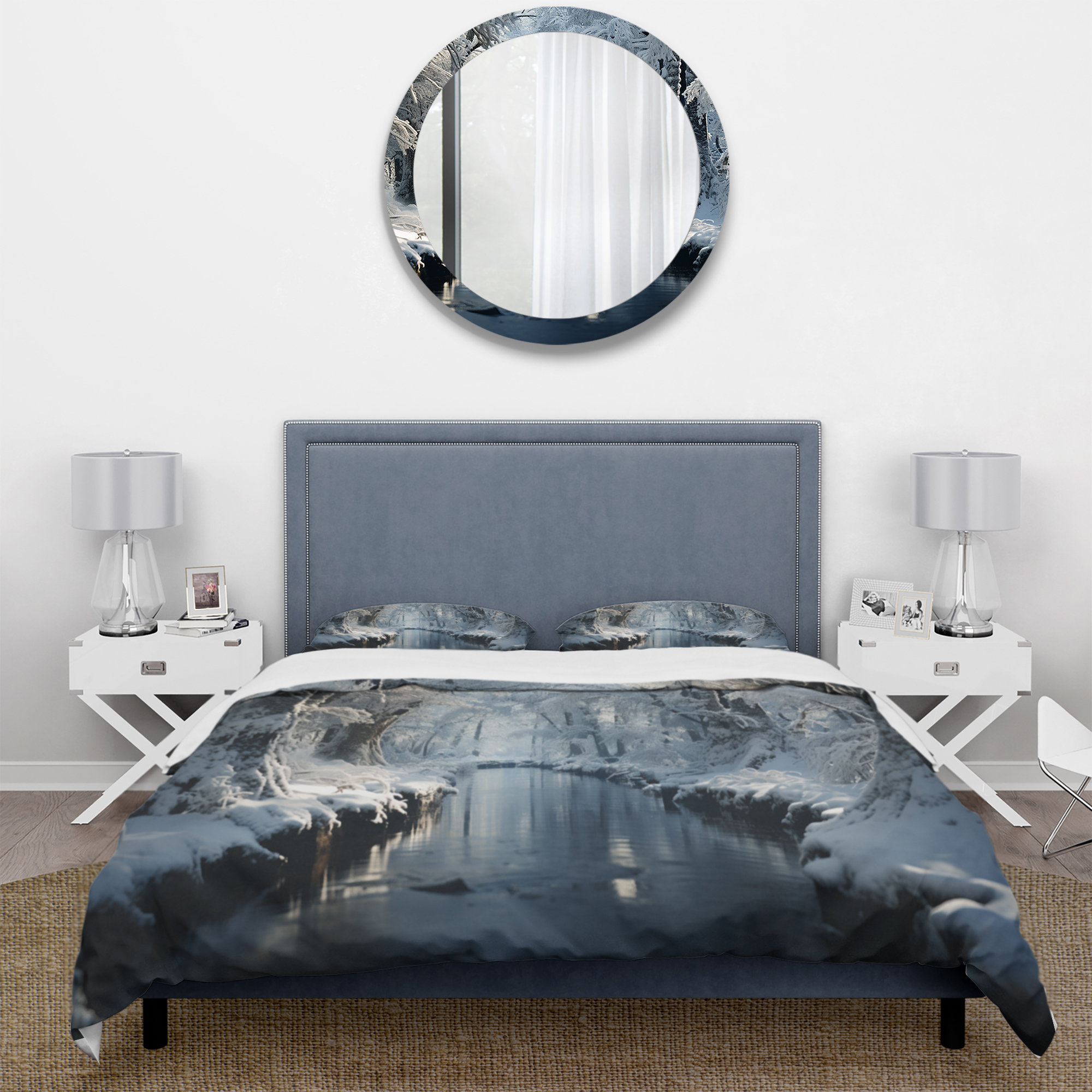 Design Art Winter Silent Woods III BeddingMicrofiber / Polyester Duvet ...