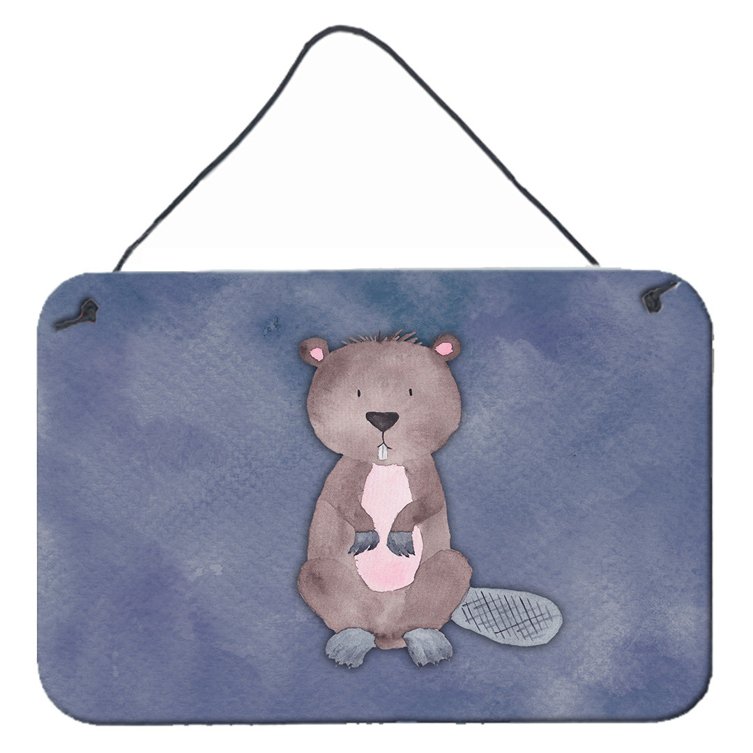 Harriet Bee Beaver Watercolor Hanging Prints Wall Décor | Wayfair