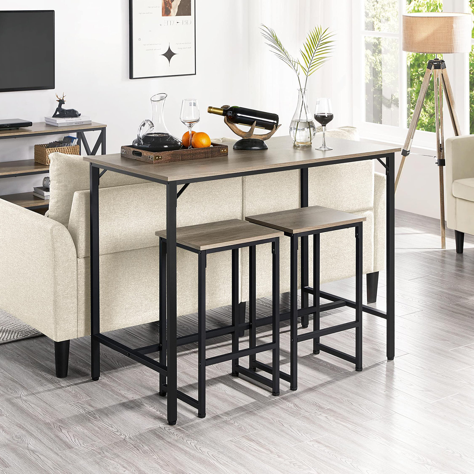 Latitude Run® 3 Piece Dining Table Set - Wayfair Canada