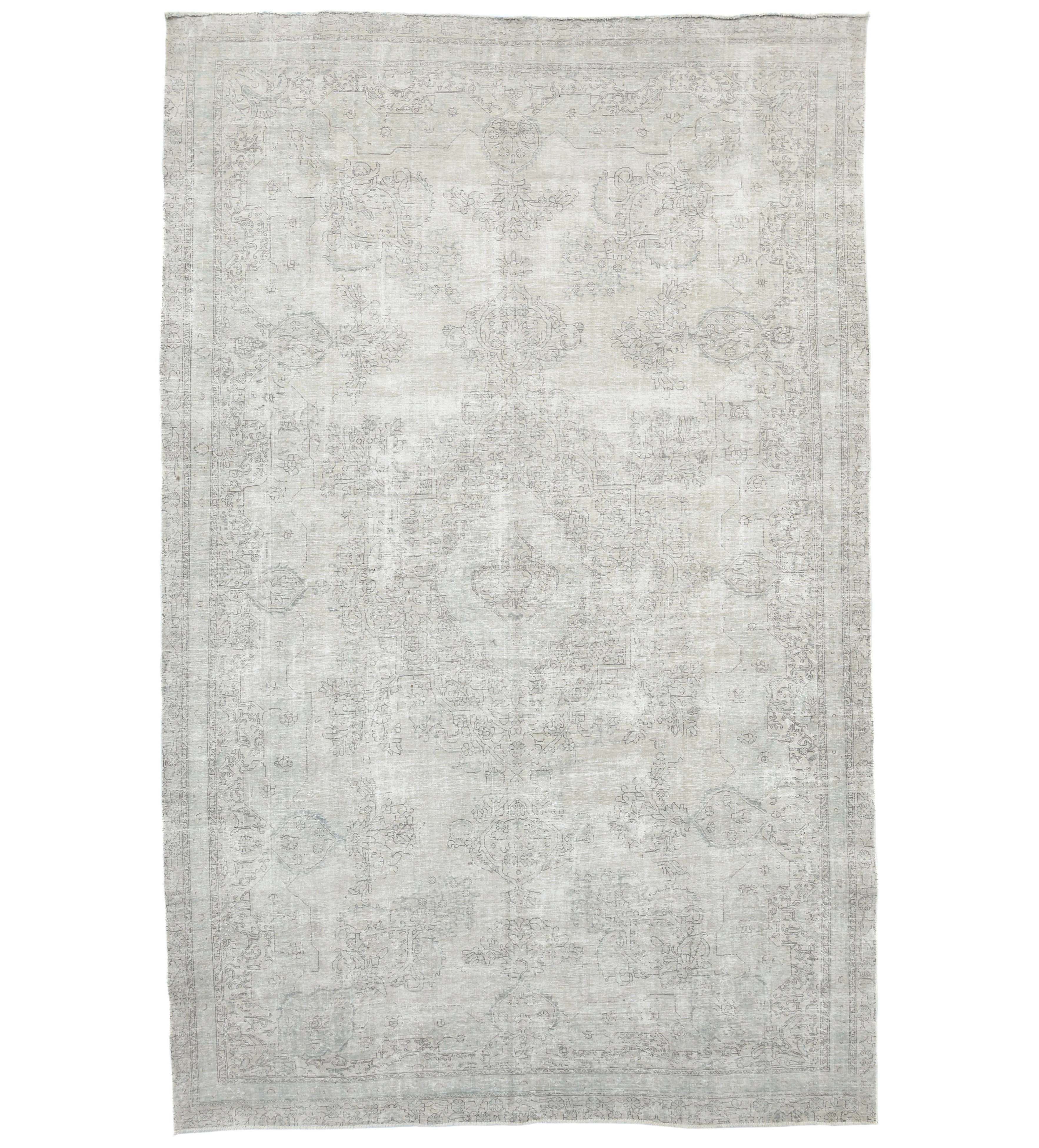 ADMINRUGS One-of-a-Kind Muted Beige Traditional 10X15 Oriental Area Rug ...