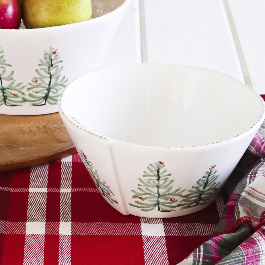 VIETRI Lastra Holiday Stacking Serving Bowl & Reviews | Wayfair