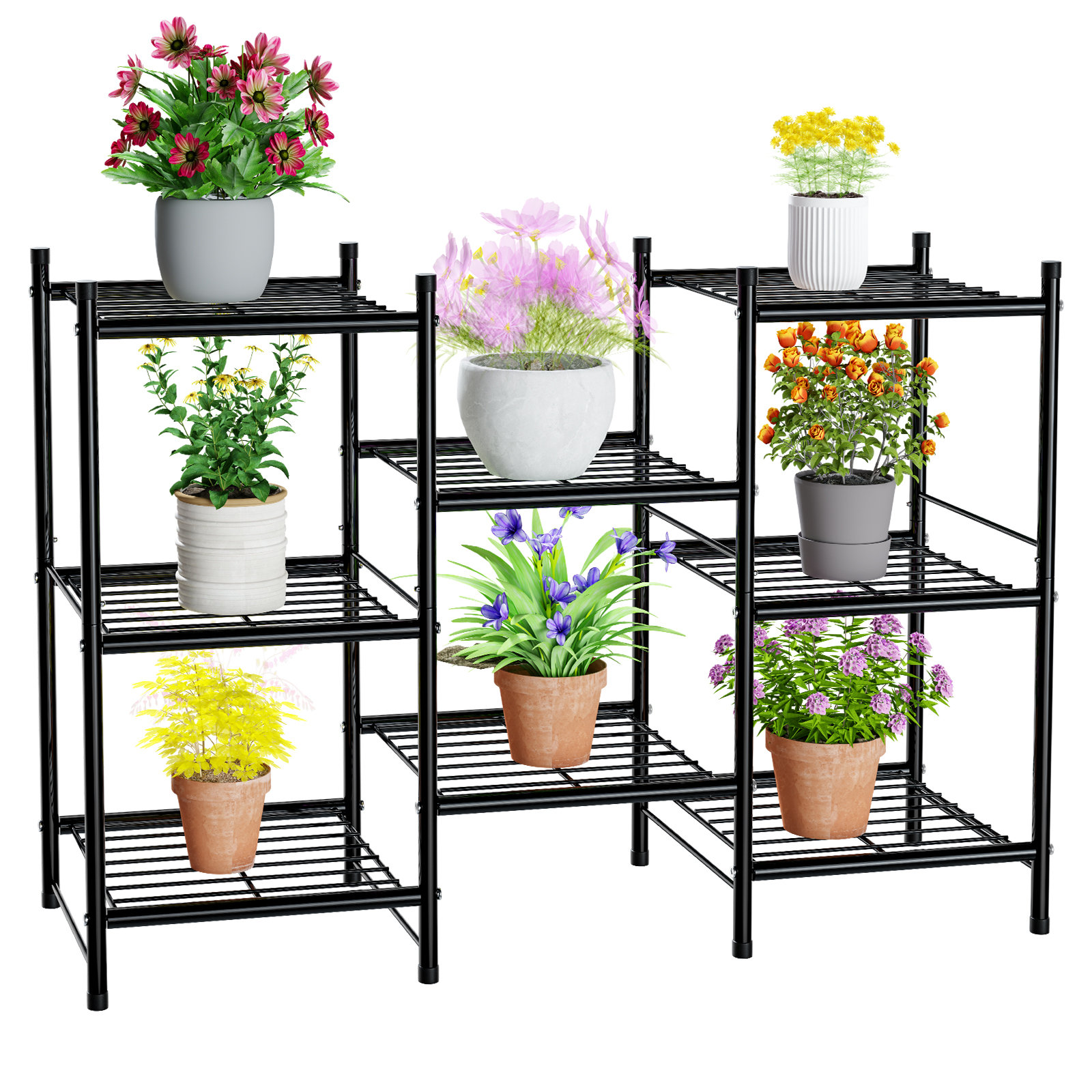 Ebern Designs Aireen 3-Tier Plant Stand Versatile Storage Shelf ...