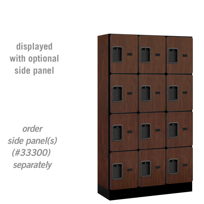 Salsbury Industries Manufactured Wood 4 - Tier Employee Locker ...