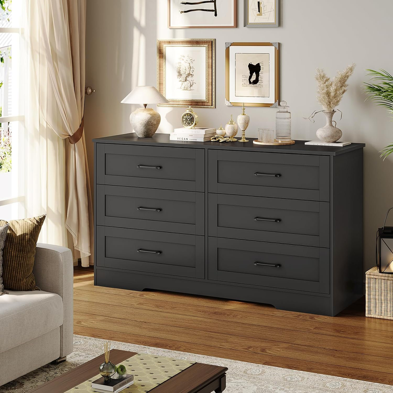 Lark Manor™ Avijot 6 - Drawer Dresser & Reviews | Wayfair