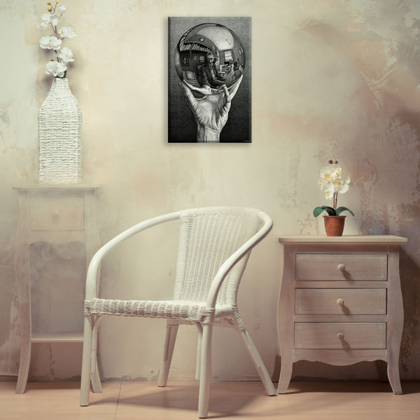 Lark Manor™ Self Portrait by M.C.Escher Gallery Wrapped Canvas | Wayfair