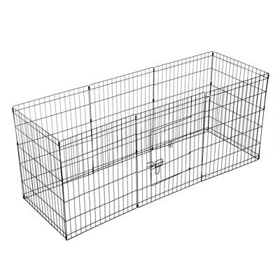 Archie & Oscar Chalk 61cm 8 Panel Indoor/Outdoor Metal Pet Pen ...