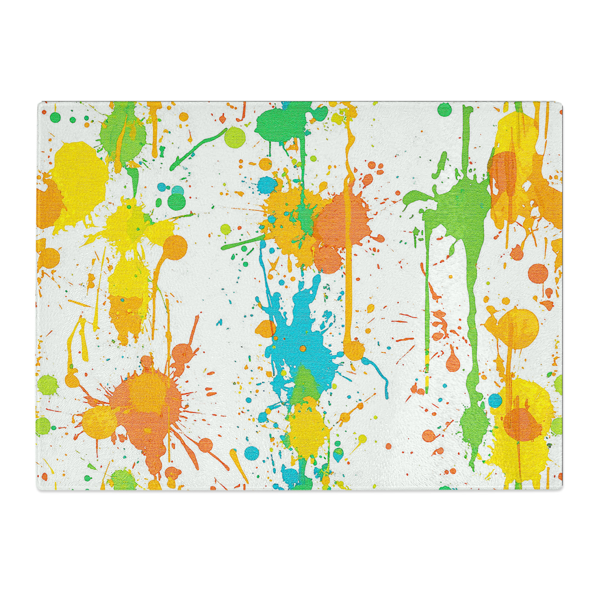 Metro Lane Paint Splash Abstract Vol.2 Glass Chopping Board | Wayfair.co.uk