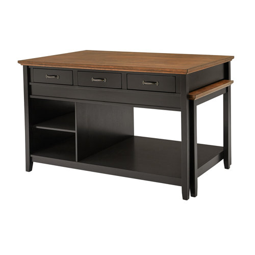 Kingstown Home Spadina Wood Kitchen Island & Reviews | Wayfair
