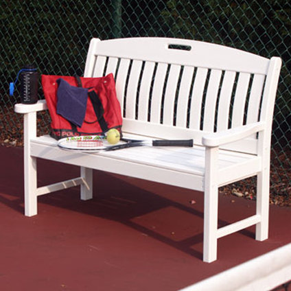 POLYWOOD® Nautical Bench & Reviews | Birch Lane