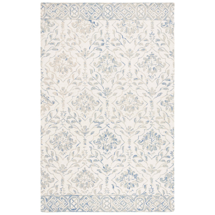 Charlton Home® Pimentel Hand Tufted Wool Floral Rug & Reviews | Wayfair