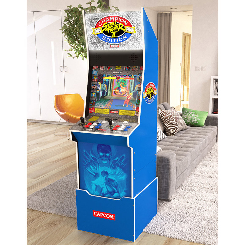Arcade 1Up Arcade1Up Street Fighter II Big Blue Arcade Machine ...