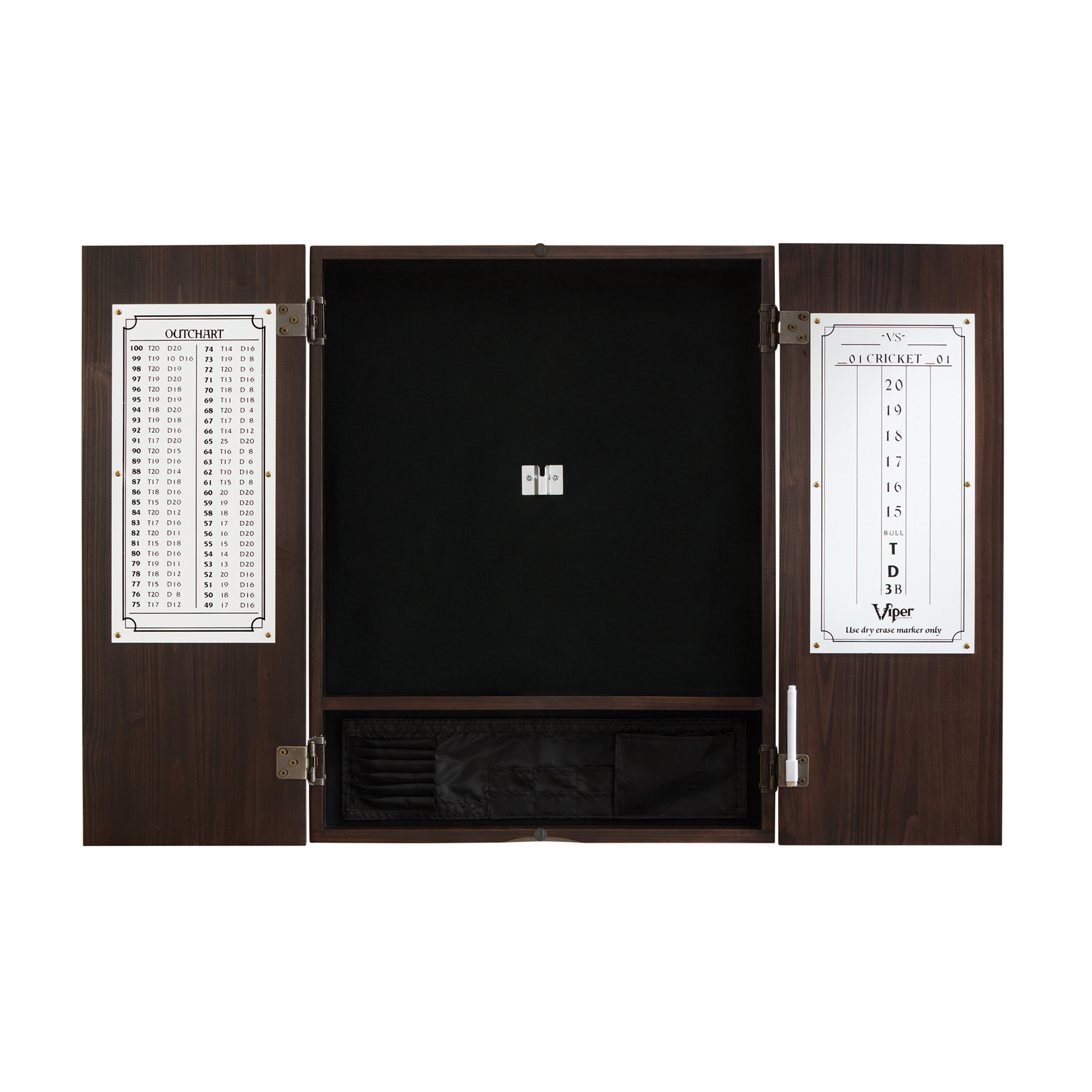 Viper Espresso Metropolitan Steel Tip Cabinet, Razorback Sisal ...