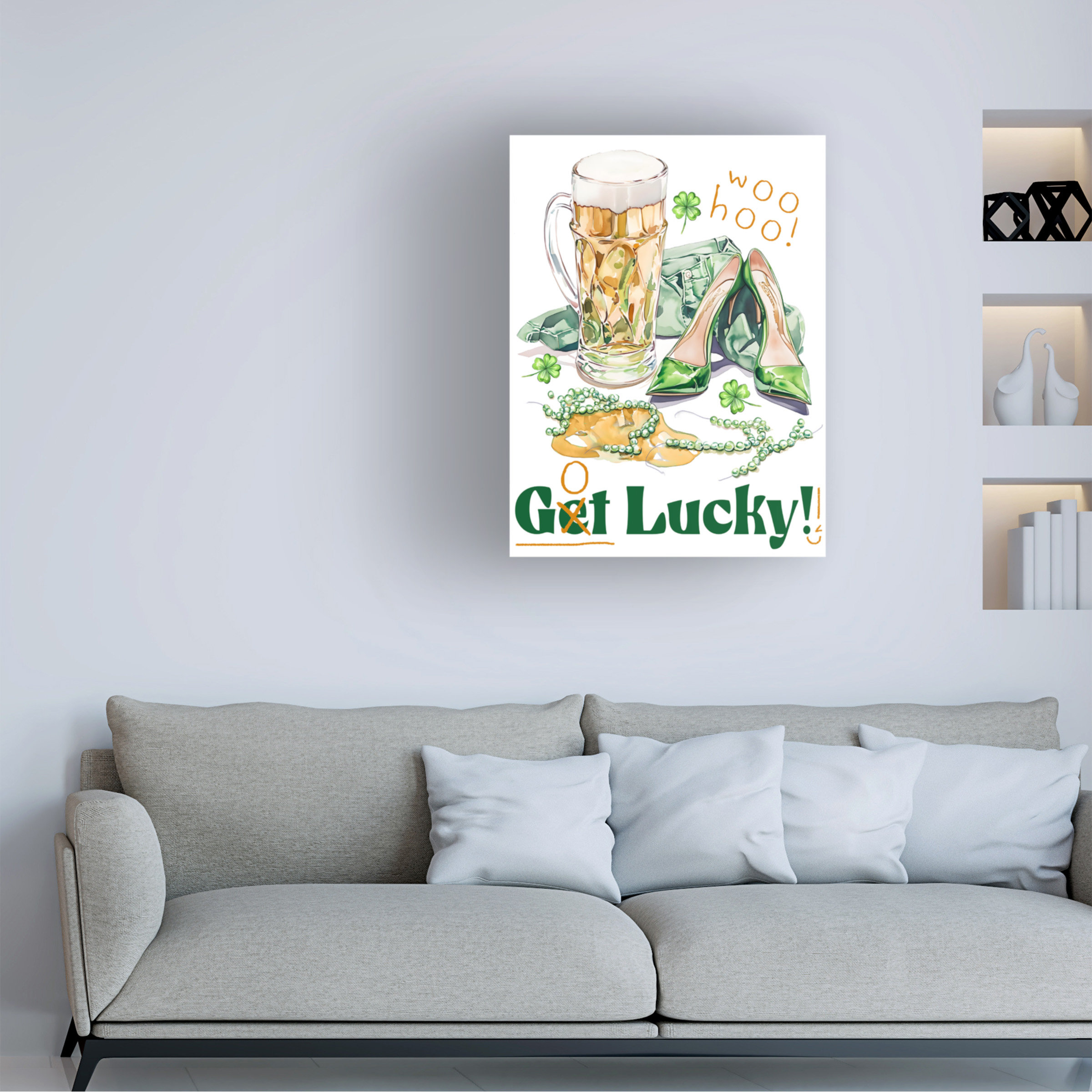 Winston Porter Jess Stempel Got Lucky Canvas Art | Wayfair