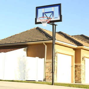 Lifetime Height Adjustable In-Ground Basketball Hoop (48" Polycarbonate ...