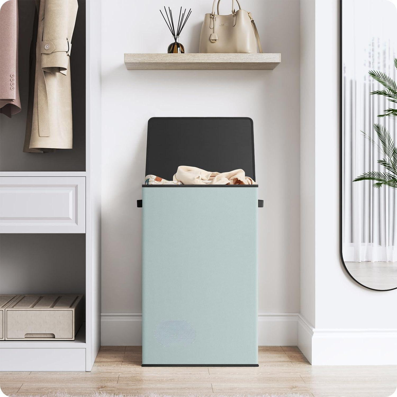 Latitude Run® Laundry Hamper With Lidlarge & Tall Collapsible Laundry ...