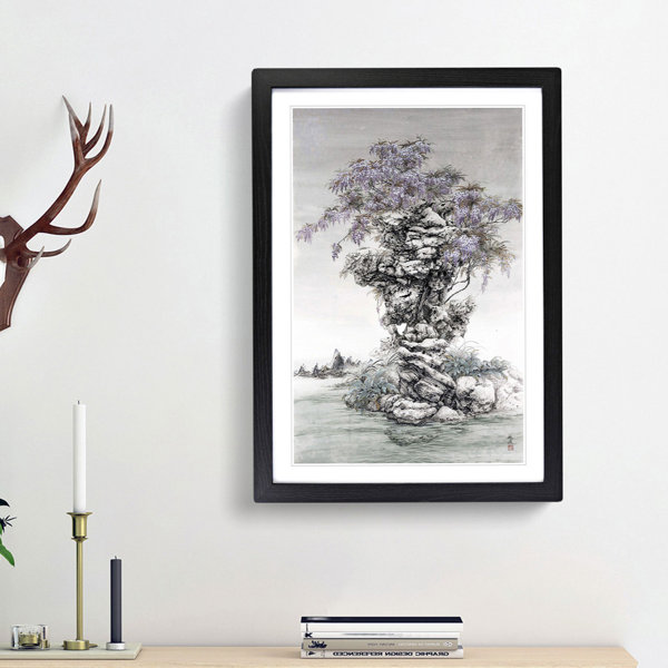 East Urban Home Wisteria Tree by Yuan Yao - Picture Frame Painting ...