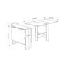 Alpen Home Artemio Rectangular Extendable Dining Table 130cm L x 76cm W ...