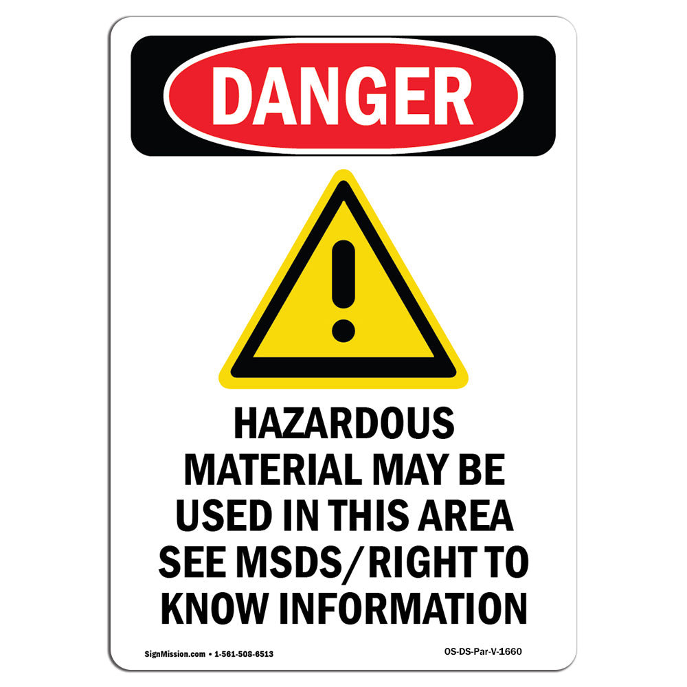 SignMission OSHA Danger Hazardous Sign | Wayfair