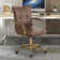 Mercer41 Dareece Leather Task Chair with Padded Arms & Reviews | Wayfair