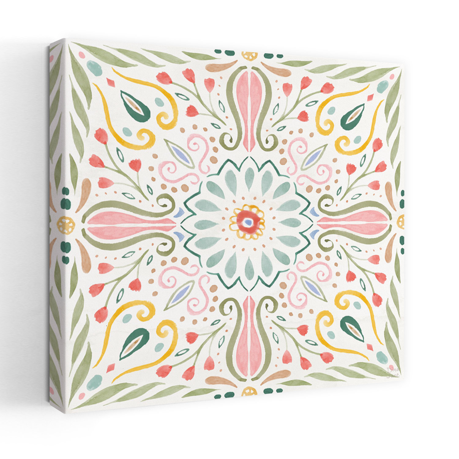 Dakota Fields Wild Blooms IX Geometric Flower Art - Wayfair Canada