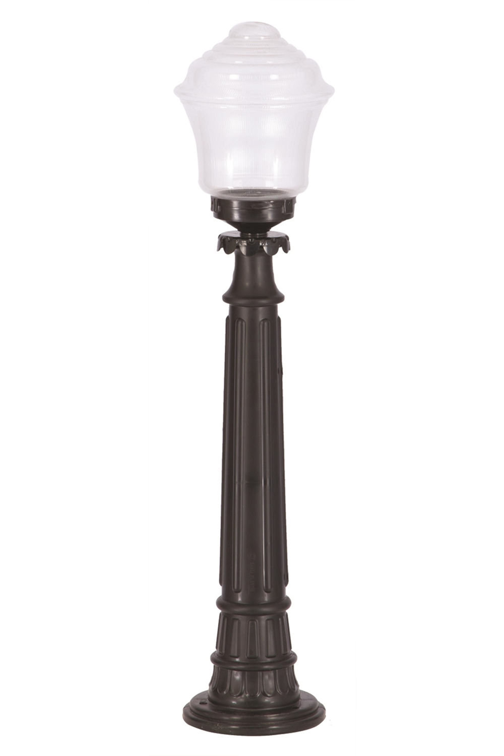 East Urban Home Black 1 -Light 33'' H Hardwired Lamp Post (Full) | Wayfair