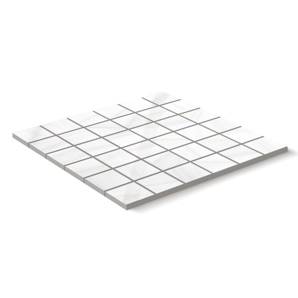 Geo Coverings Spirit Polished 2x2 Mosaic Square Wall & Floor Tile ...