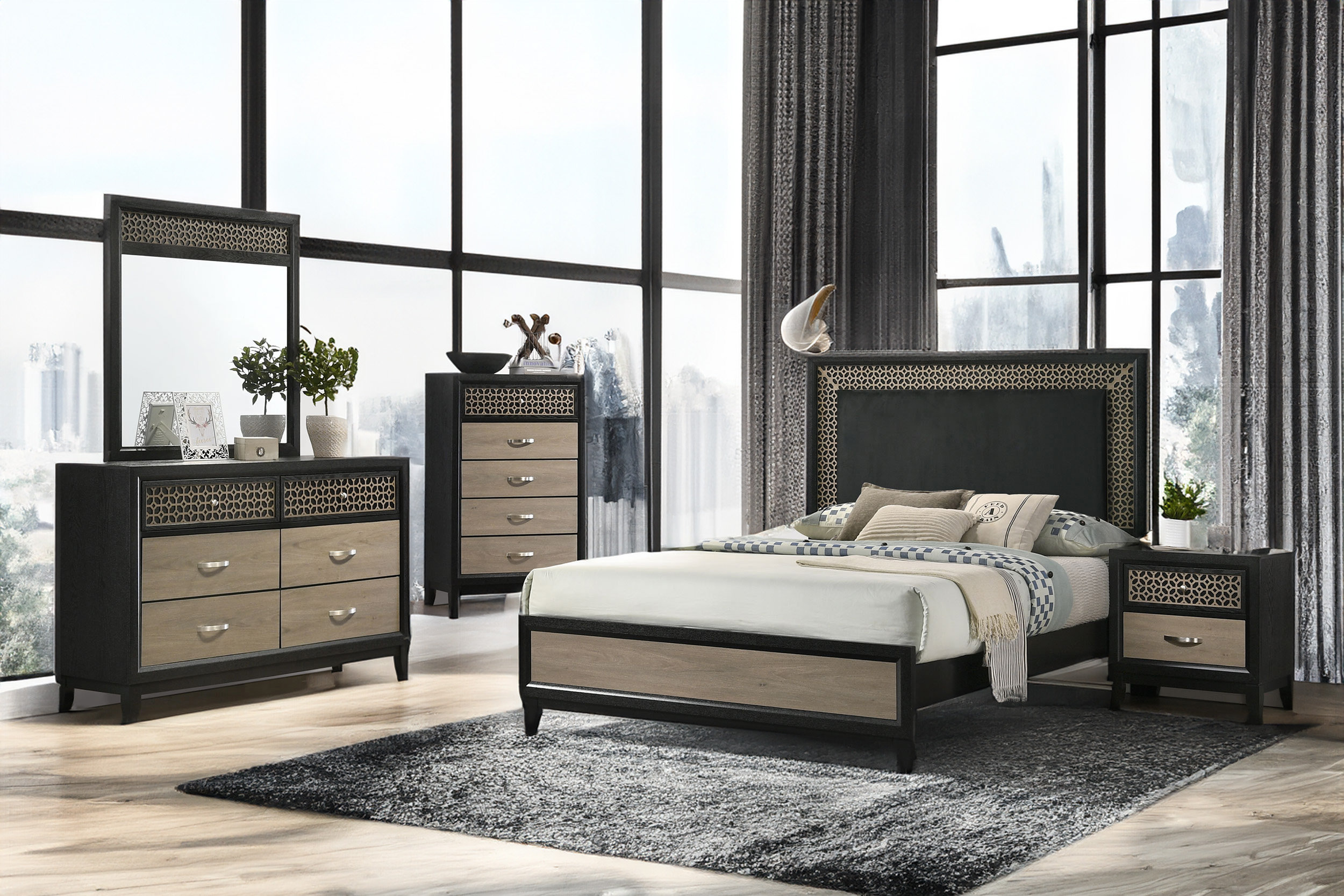 17 Stories Tayona 3 Piece Bedroom Set | Wayfair