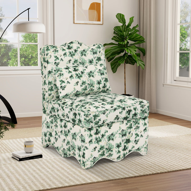 Lark Manor™ Retro Flannel Single Dining Chair With Soft Seat Cushion ...