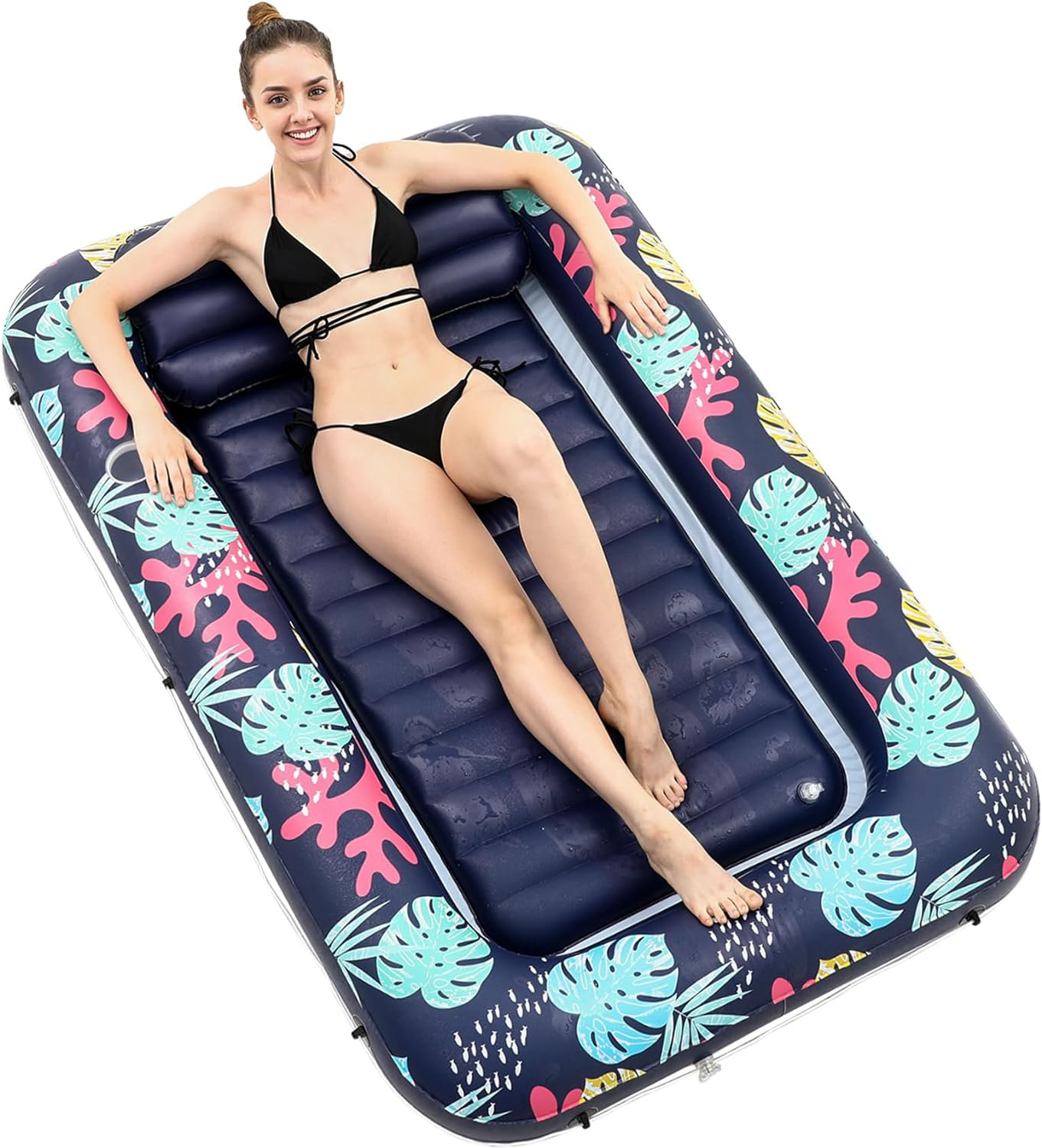 Utibia Large Pool Lounger Floats - Inflatable Pool Chair Floating for Adult Pool Floaties and ...