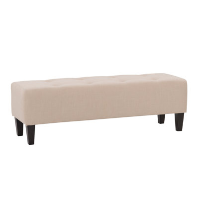 House of Hampton® Brode 100% Polyester Upholstered Bench & Reviews ...