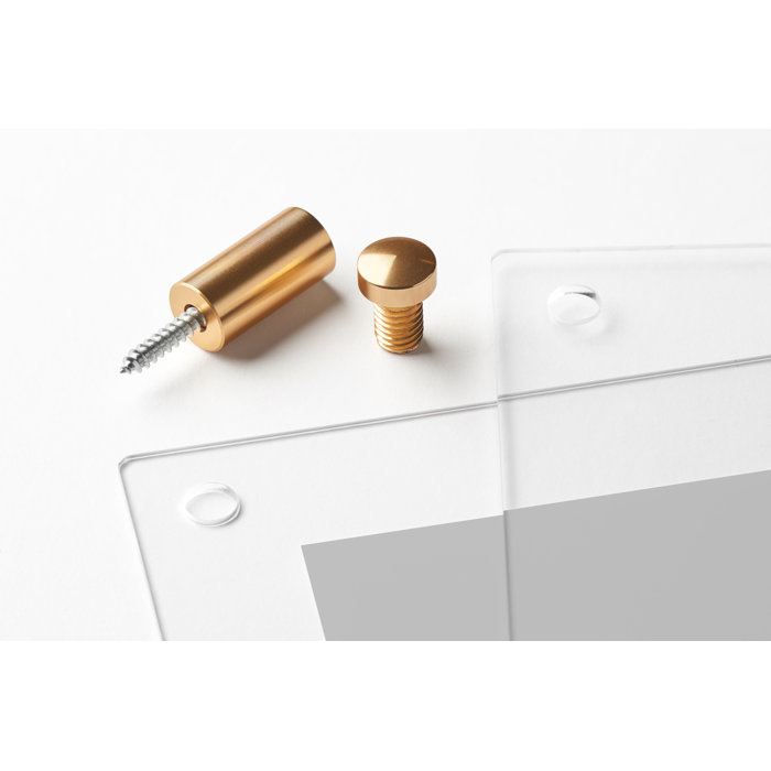 Cool Modern Frames Clear Acrylic Floating Picture Frame & Reviews | Wayfair