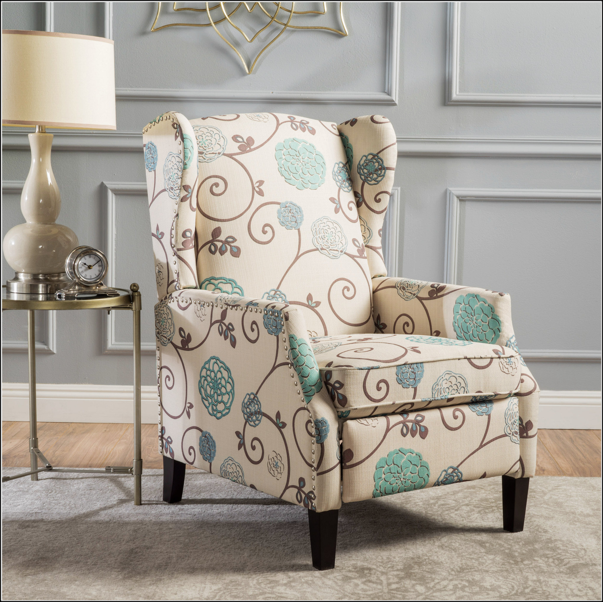 Lark Manor™ Charming Traditional Wingback Recliner for Ultimate ...