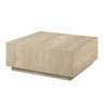 Bloomsbury Market Deon Beige Travertine Coffee Table | Wayfair