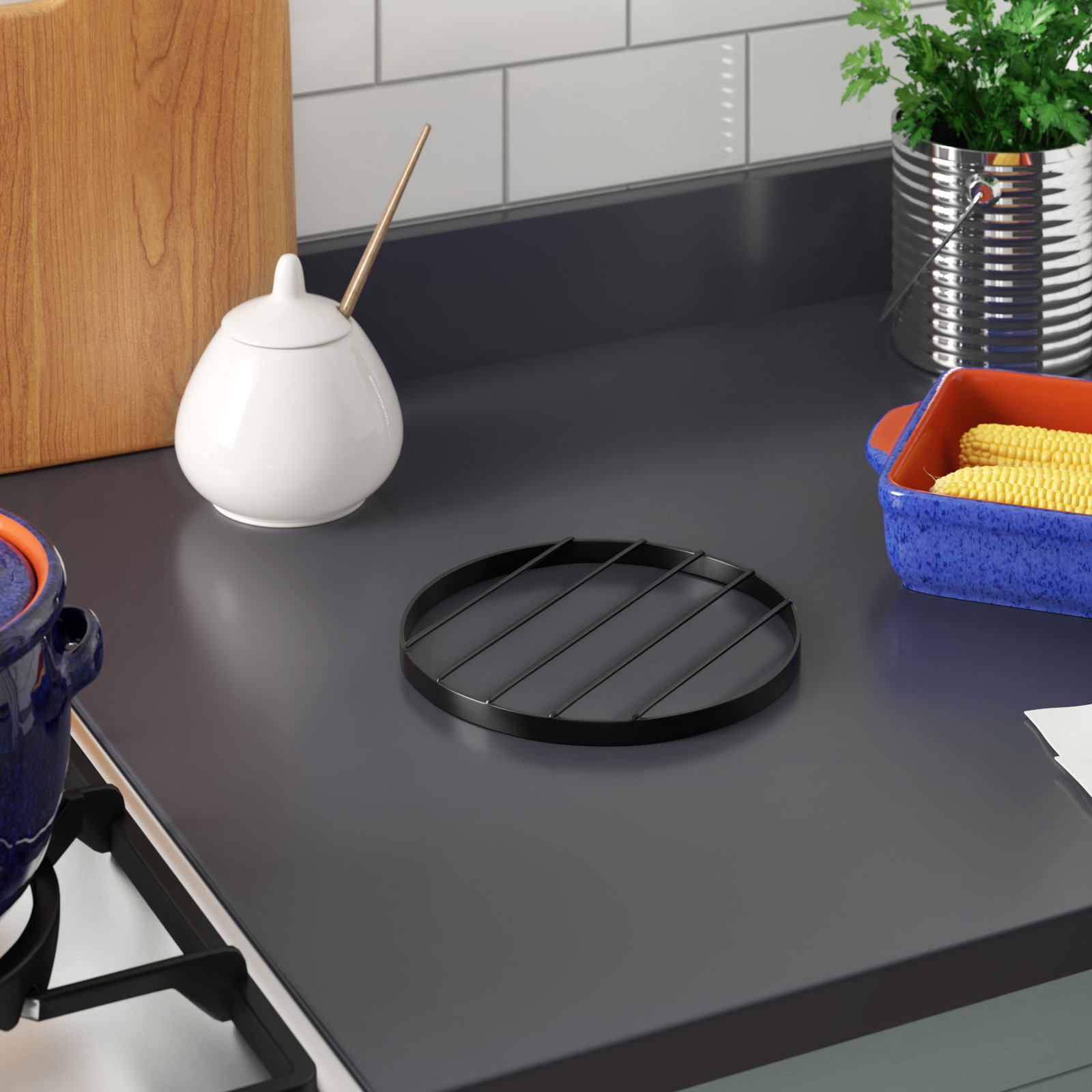 Freeport Park® Spectrum Finley Trivet For Serving Hot Dishes & Reviews ...