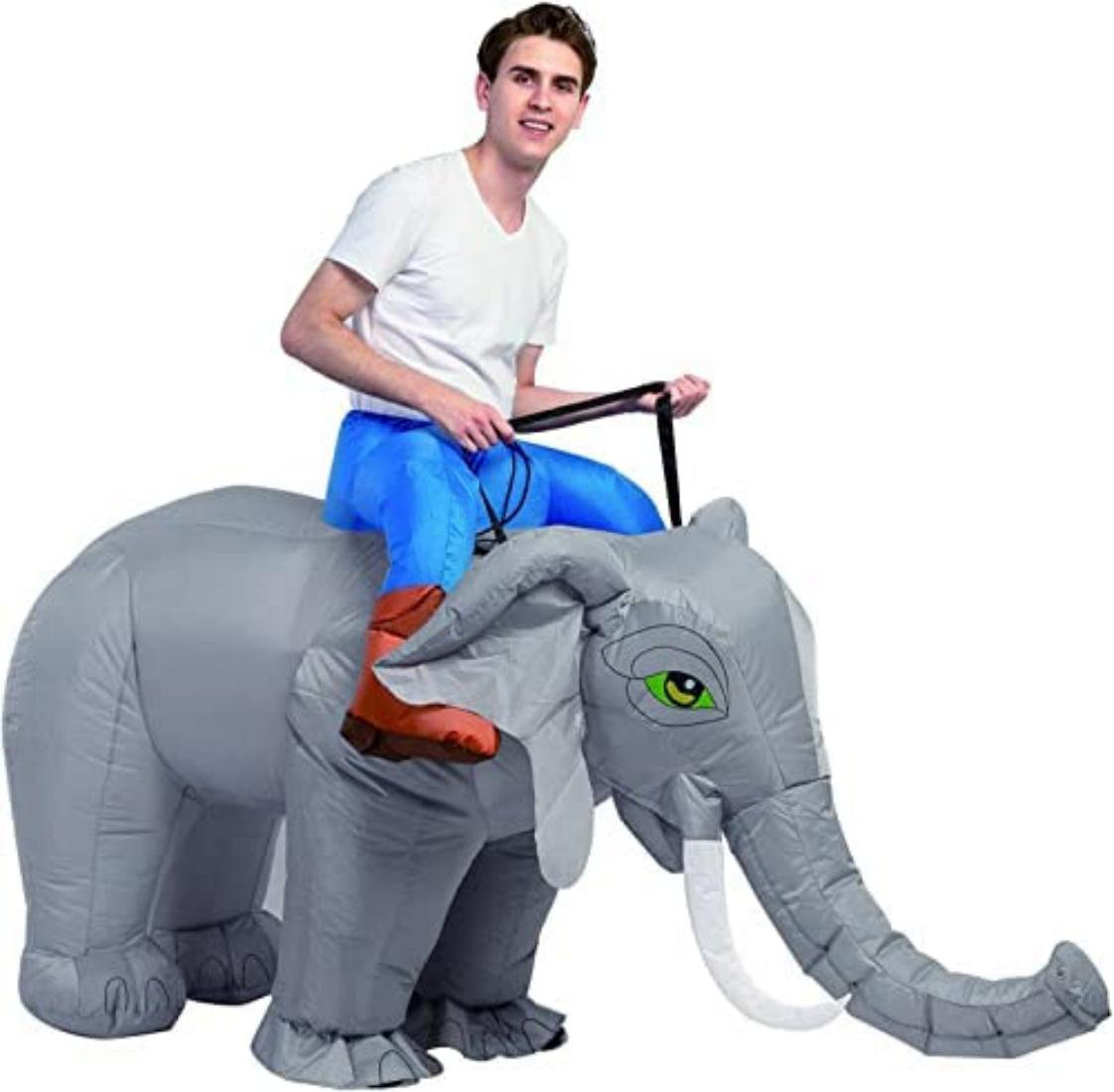 The Holiday Aisle® 72 Inch Elephant Inflatable Costume | Wayfair