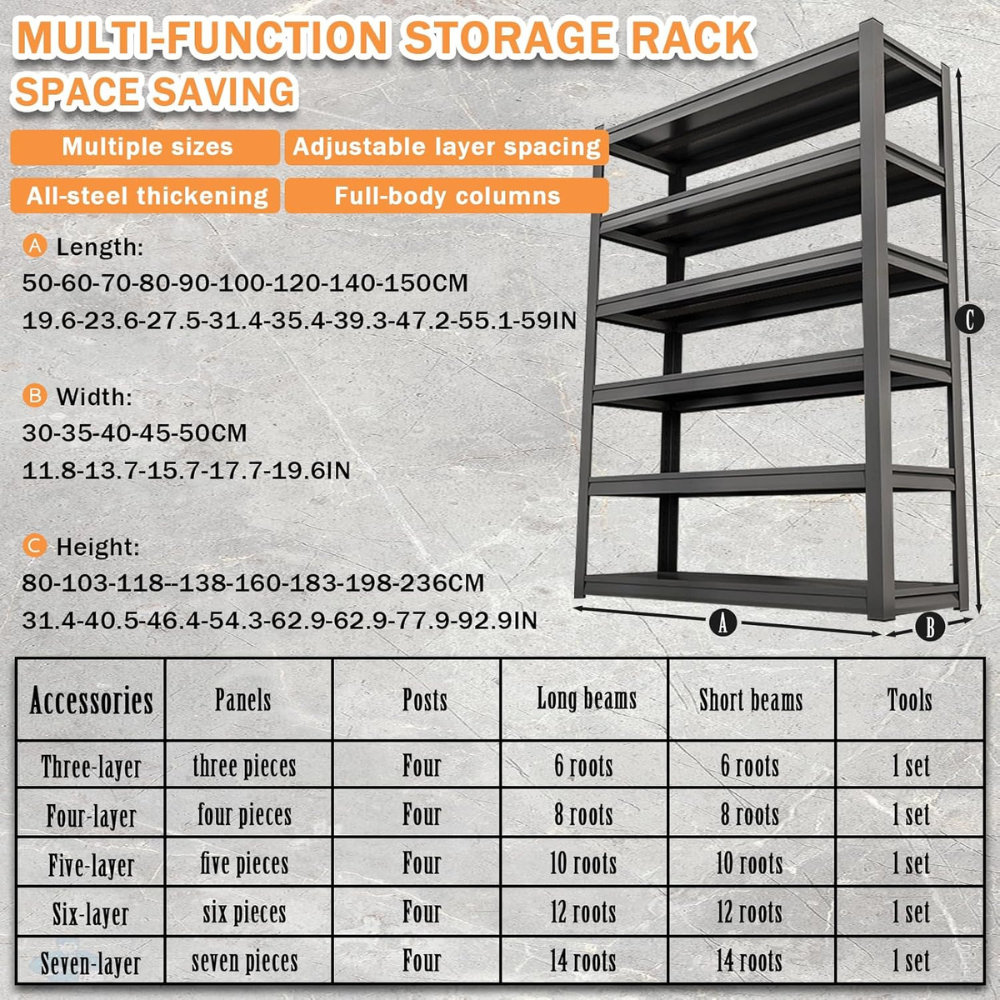 Latitude Run® Boltless C/w 4 Tier Adjustable Shelf Units (h 60 X D 12 X ...