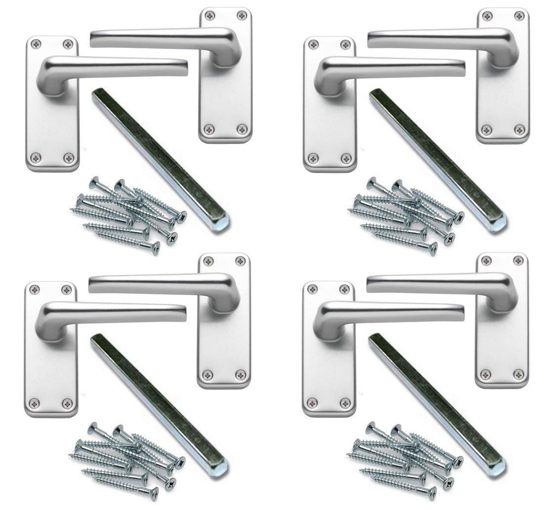 Golden Grace 4 Pairs Classic Victorian Straight Lever Latch Door ...