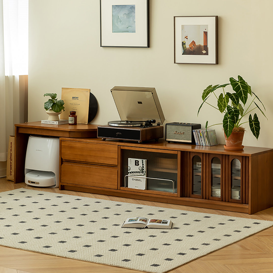 The Invincibles home Retro retractable locker TV cabinet | Wayfair