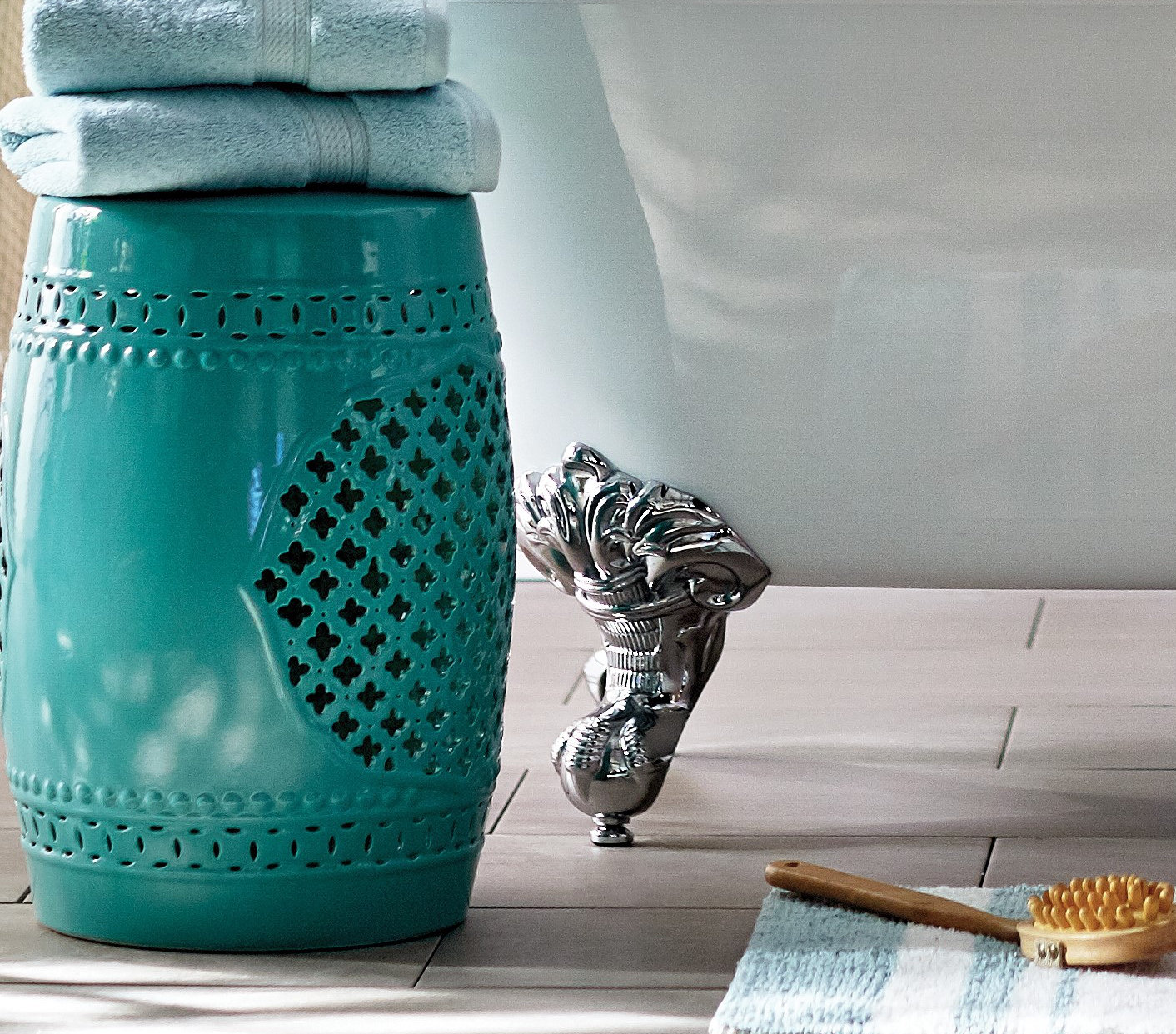 Langley Street Octavius Quatrefoil Stool & Reviews | Wayfair.ie
