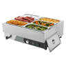 Wrought Studio Commercial Food Warmer, 1500W Electric Stainless Steel ...