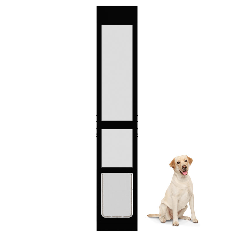Elevon Dog Door with Magnetic Closing Latch Plate，Adjustable Height，for ...