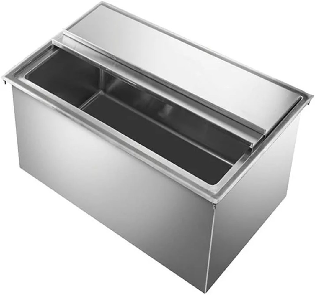 Amgood Stainless Steel Underbar Ice Bins & Drop Bins - Wayfair Canada