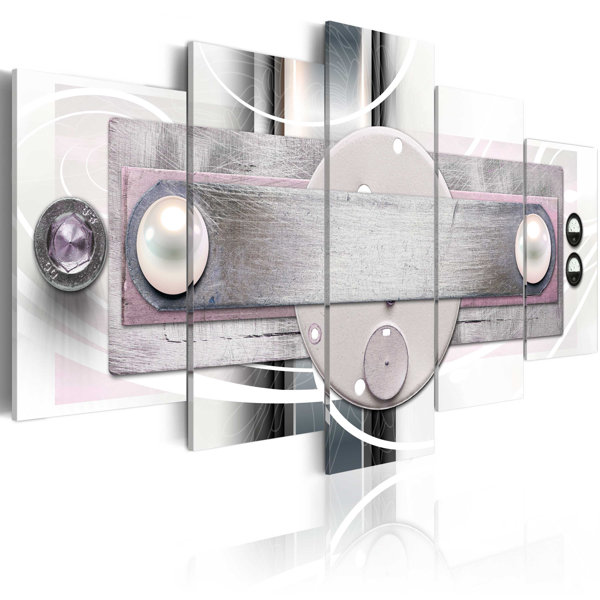 East Urban Home " Pearl Frigidity " 5 - Pieces on Canvas | Wayfair