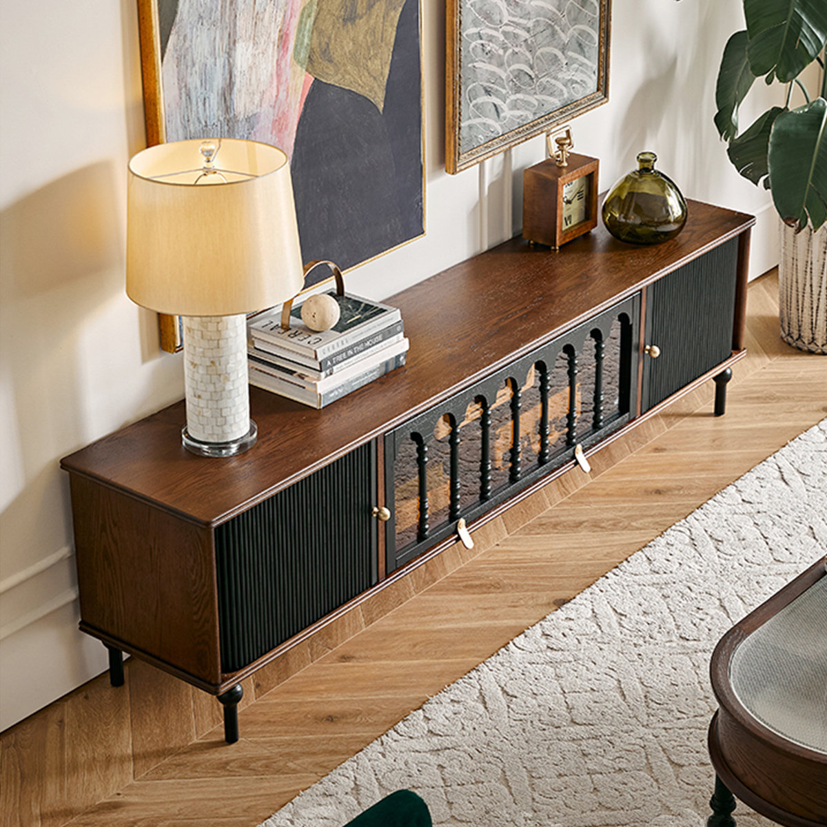 Dainty Table TM722759214234DT&Size Solid Wood Storage Credenza | Wayfair