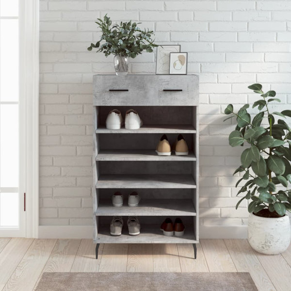 17 Stories Malekai 10 Pair Shoe Storage Cabinet | Wayfair.co.uk