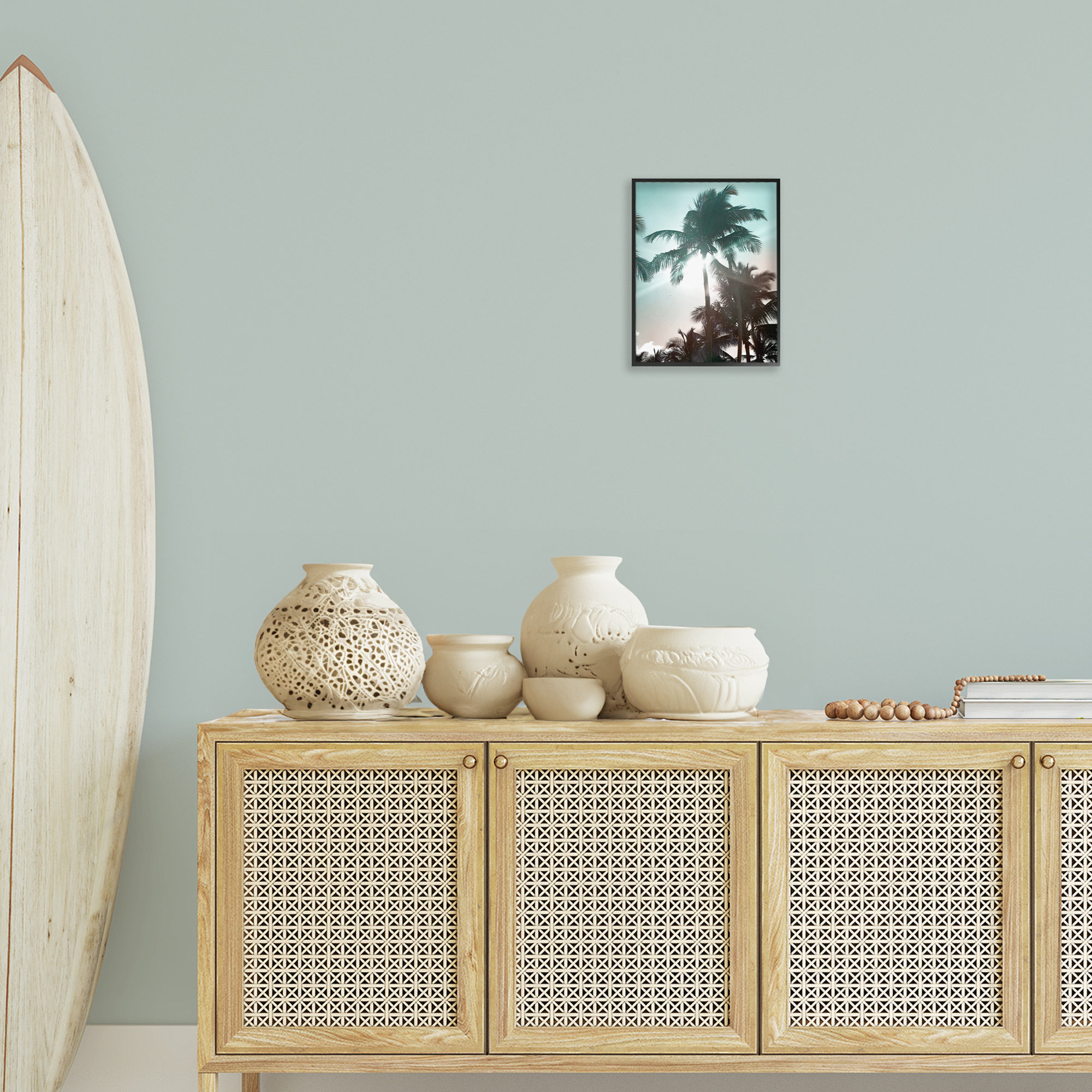 Bay Isle Home™ Shady Palm Trees Framed Giclee Art by Noah Bay | Wayfair