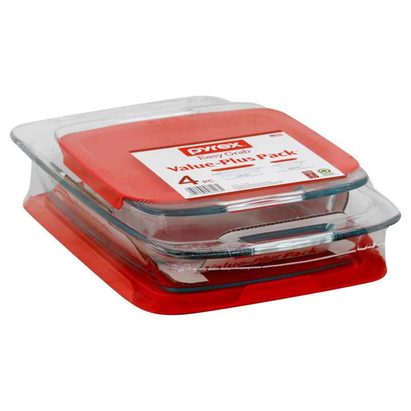 Pyrex Easy Grab 2 Piece Glass Bakeware Set & Reviews | Wayfair