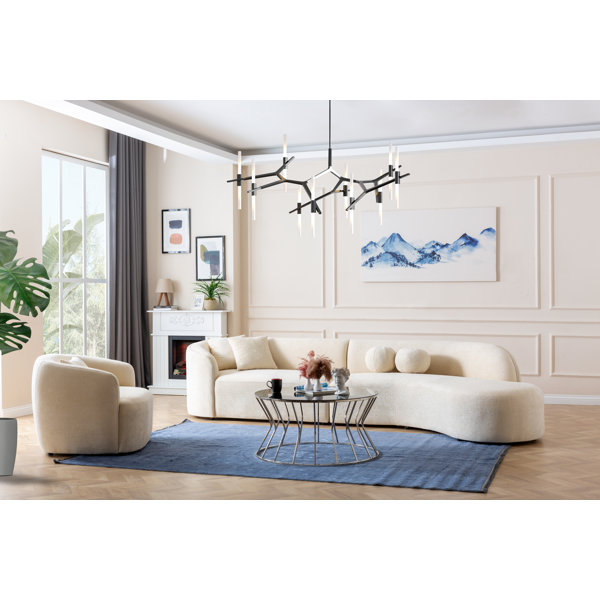 Latitude Run® Laytham 148" Wide Left Hand Facing Modular Corner ...